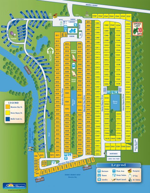RV Lots | Bay Bayou RV Resort -- Florida's Finest RV Resort! | Tampa, FL
